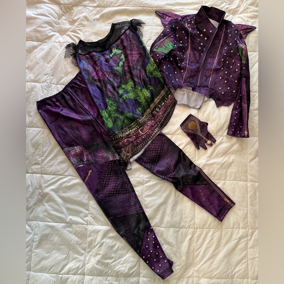 Unknown | Costumes | Disney Mal From Descendants Little Girl Costume ...